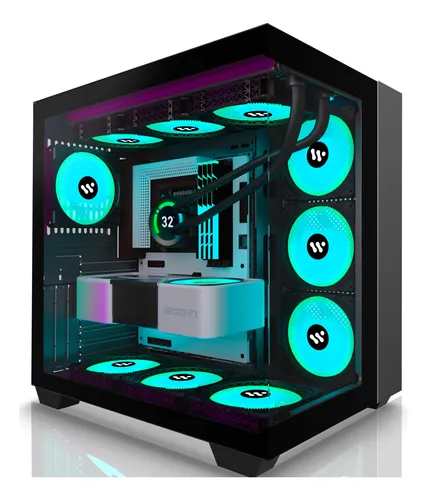 Amanson Funda Para Pc Preinstala 9 Ventiladores Argb, Atx Mi | Envío gratis Amanson Funda Para Pc Preinstala 9 Ventiladores Argb, Atx Mi | Envío gratis