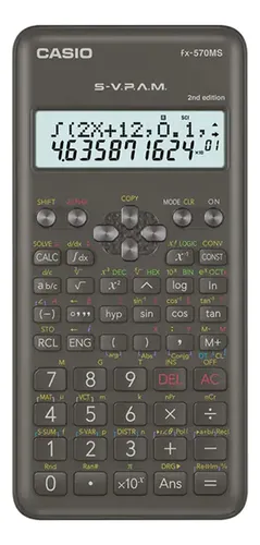 Calculadora Cientifica Casio Fx-570ms-2 2nd Edi. 401 Funcion Color