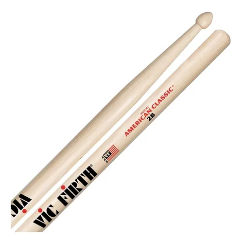 Palillos Bateria Vic Firth 2b Punta Madera Baquetas Batería Palillos Bateria Vic Firth 2b Punta Madera Baquetas Batería