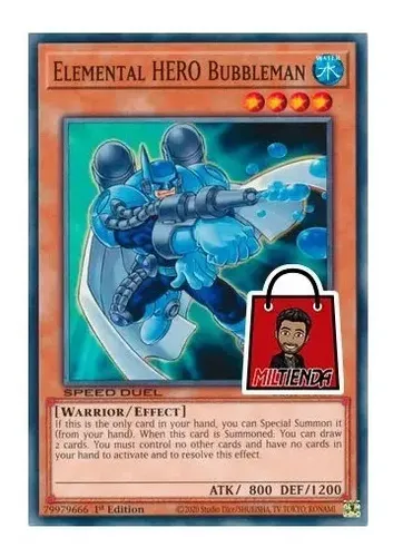 Elemental Hero Bubbleman - Miltienda - Yugioh Héroe Burbujas | MercadoLibre