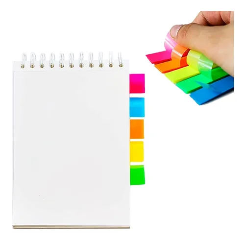 Notas Post Adhesivas Mini Banderitas Fluorescentes Señalador