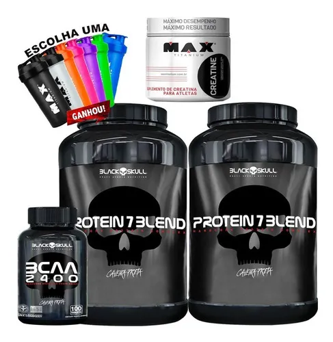 Combo Integral Medica Nutri Whey Protein Refil Bcaa Creatina Sabor
