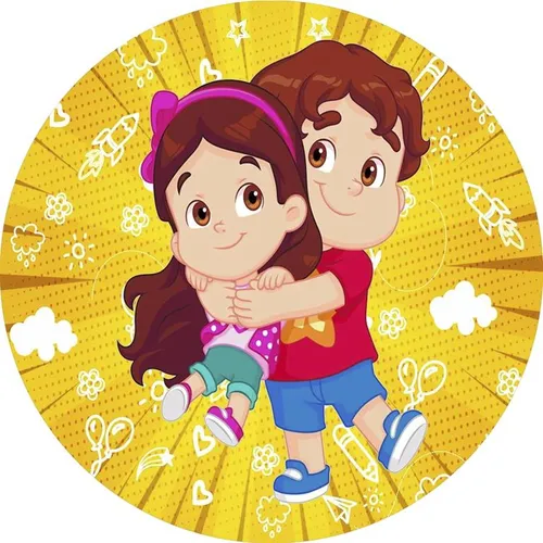 Painel Redondo Tecido Sublimado Maria Clara E Jp à venda em Iacri São ... Painel Redondo Tecido Sublimado Maria Clara E Jp à venda em Iacri São ...