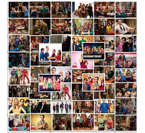50 Pegatinas Tbbt The Big Bang Theory De La Serie De Televis Meses