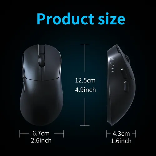 Jogos Sem Fio Ajazz Aj179 V2 Max 1khz Paw3311 12000dpi | Parcelamento ...