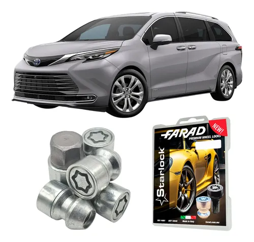H1e Tuercas De Seguridad Starlock Toyota Sienna 2025 Con Aju | Meses sin interés