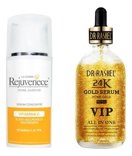 Serum Facial Concentre Vitamina C Suero Blanqueador Oro 24k Cuotas
