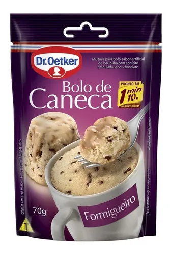 Mistura Para Bolo De Caneca Sabor Formigueiro Dr. Oetker 70g | MercadoLivre Mistura Para Bolo De Caneca Sabor Formigueiro Dr. Oetker 70g | MercadoLivre