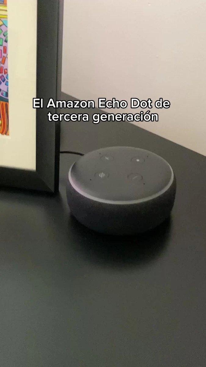 Amazon Echo Dot 3rd Gen con asistente virtual Alexa color heather gray ...