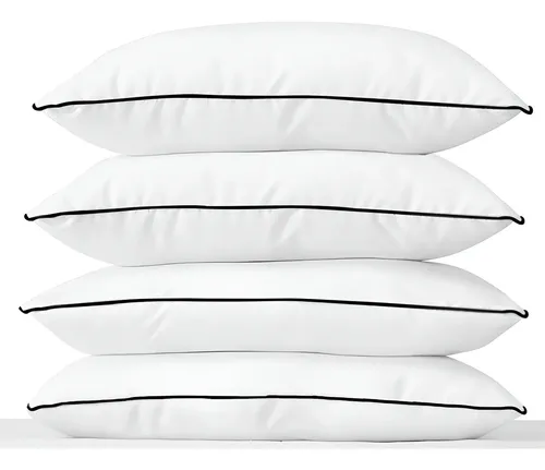 Set De 4 Almohadas Alvana King Size 51x91cm Suave Esponjosa Color Bies ...