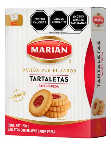 4 Pzs Marian Galletas Tartaletas Relleno De Fresa 208gr | MercadoLibre 4 Pzs Marian Galletas Tartaletas Relleno De Fresa 208gr | MercadoLibre