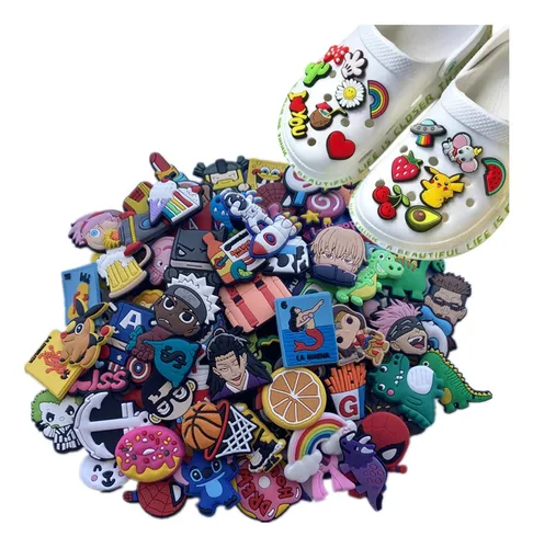 Pins Botons Para Crocs Aleatóriosaldão Kit Com 100 Pins Parcelamento Sem Juros