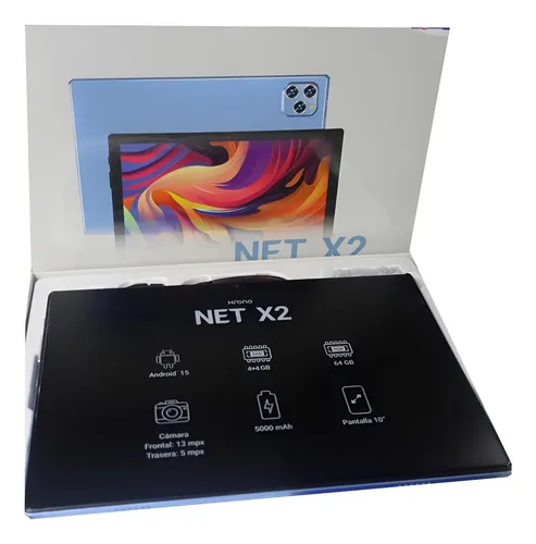 Tablet Krono Net X2 4+4ram/64gb, Duo Sim, 4g + Estuche Azul Azul Acero ...