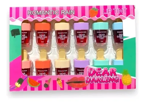 Tinta Para Labios Forma De Paleta 12 Piezas Variedad Colores Mercadolibre