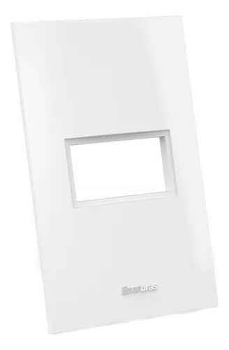Placa 4x2 1 Módulo Branca Beleze Enerbras Cor Branco | Mercadolivre