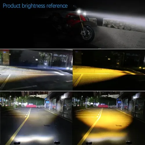 Par Luces Led Auxiliares Faros Niebla Lupa Para Auto Moto | MercadoLibre
