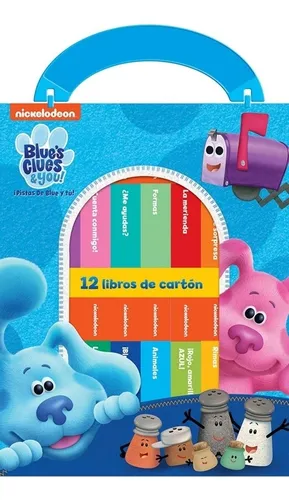 Nickelodeon Pistas De Blue Mi Primer Biblioteca 12 Libros | Meses sin ...
