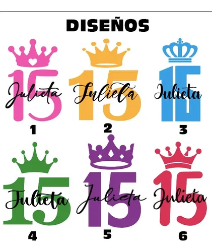 Stickers De Xv Años Personalizados Para Vasos, Termos, Tazas en venta ... Stickers De Xv Años Personalizados Para Vasos, Termos, Tazas en venta ...