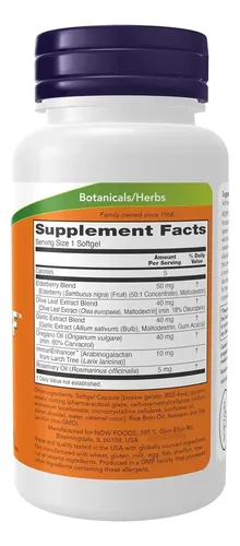Suplemento Now Foods Allibiotic Cf 60 Cápsulas Gelatinosas | MercadoLivre