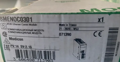 Bmenoc0301 - Modulo M580 - 3ethernet/ip Modbus Tcp/ip Novo ... Bmenoc0301 - Modulo M580 - 3ethernet/ip Modbus Tcp/ip Novo ...