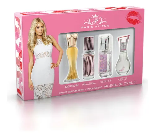 Paris Hilton Coffret Perfume Gift Set 4 Pzas Para Dama Género Mujer ...