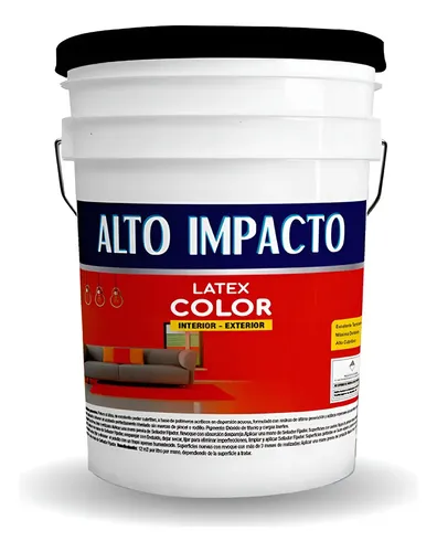 Pintura Látex Color Pastel X 4!! Lts Int/ext Alto Impacto!! Acabado ...