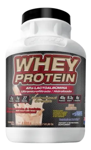 Suplemento En Polvo Fandnt Whey Protein Proteínas Sabor Nuez Avellana En