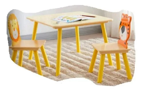 Mesa Mesinha Infantil Com 2 Cadeiras Educativa Madeira Pinus Mesa Mesinha Infantil Com 2 Cadeiras Educativa Madeira Pinus