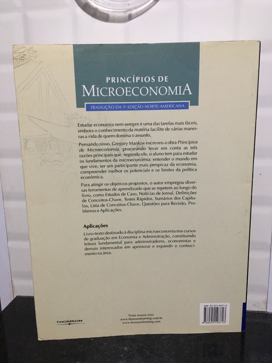 Livro Princípios Da Microeconomia. | Mercado Livre Livro Princípios Da Microeconomia. | Mercado Livre