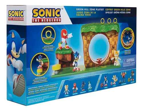 Cenario E Personagem Sonic Green Hill Zone Playset Cenario E Personagem Sonic Green Hill Zone Playset