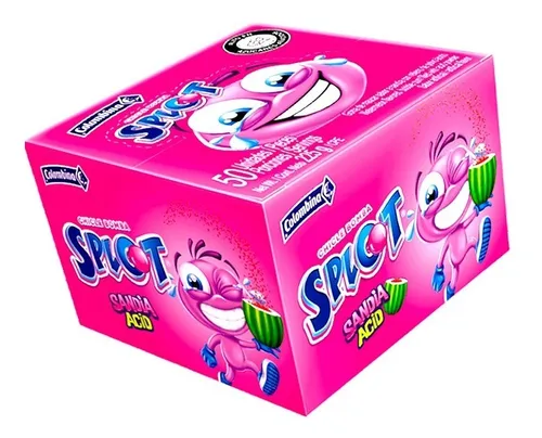 Splot Chicle Bomba Sandia Acid - Caja X 50 Und | Cuotas sin interés Splot Chicle Bomba Sandia Acid - Caja X 50 Und | Cuotas sin interés