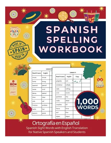 Livro: Spanish Spelling Workbook: Learn To Read And Write 1,000 High ...
