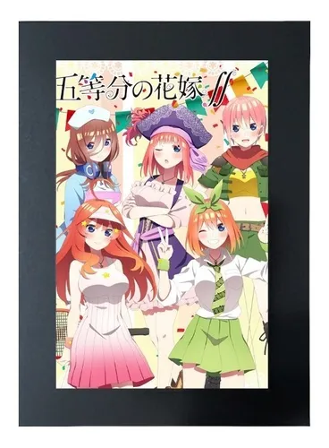 Cuadro De Las Quintillizas Nakano Go Toubun No Hanayome 2 Meses Sin