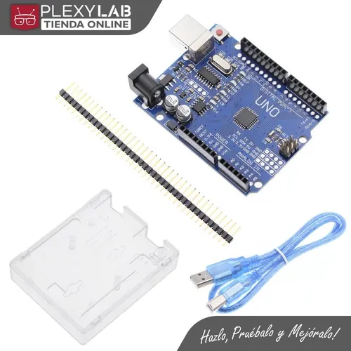 Tarjeta Uno R3 Chip Smd Ch340 + Case Cable Arduino Compatibl | MercadoLibre Tarjeta Uno R3 Chip Smd Ch340 + Case Cable Arduino Compatibl | MercadoLibre