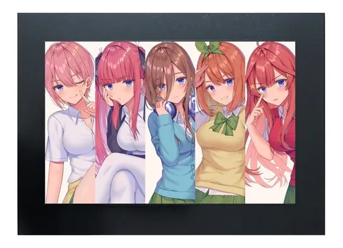 Cuadro De Las Quintillizas Nakano Go Toubun No Hanayome 44 Meses