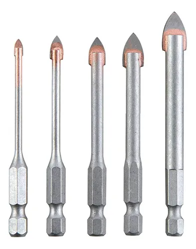 Set Brocas Punta Flecha Ceramica Porcelanato Juego De 5 Uni Set Brocas Punta Flecha Ceramica Porcelanato Juego De 5 Uni