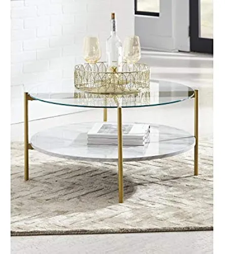 Diseño Exclusivo De Ashley Wynora Mesa De Centro Redonda Con | MercadoLibre Diseño Exclusivo De Ashley Wynora Mesa De Centro Redonda Con | MercadoLibre