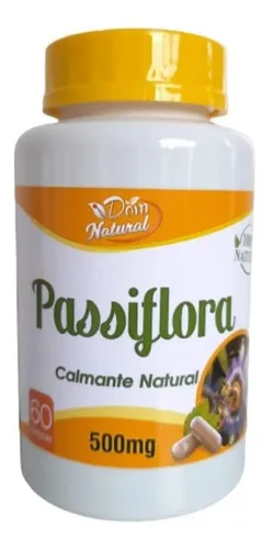 Passiflora 500mg 60 Cápsulas - Calmante Natural | MercadoLivre Passiflora 500mg 60 Cápsulas - Calmante Natural | MercadoLivre