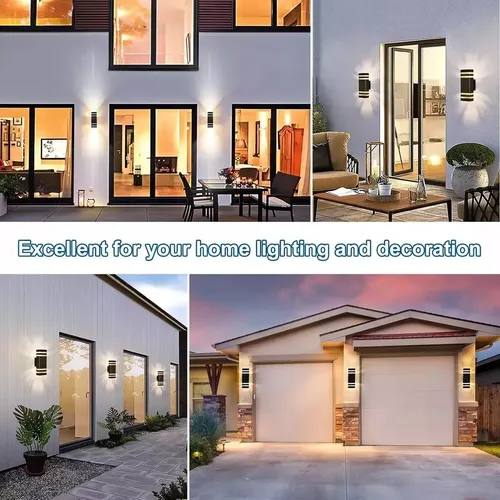 Lámpara Led Pared Exterior Impermeable Lámpara Decorativa | MercadoLibre