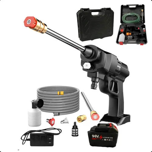 Lavadora Jato Alta Pressão Portátil Mini Vap Recarregável | Frete grátis