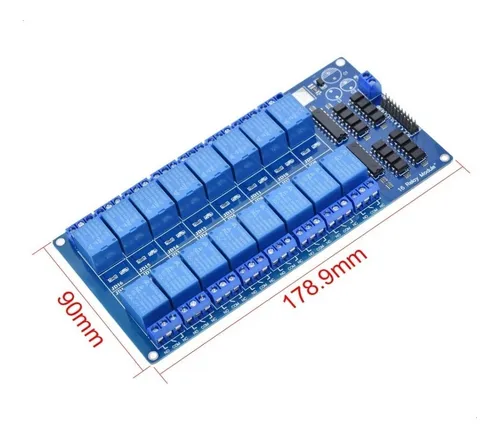 Modulo De Relee Relay Opto 16 Canales 5v Arduino Dsp Avr en venta en ... Modulo De Relee Relay Opto 16 Canales 5v Arduino Dsp Avr en venta en ...