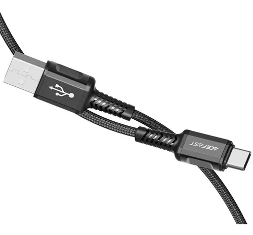 Cabo USB ACEFAST C1-04 com entrada USB tipo A e saída USB tipo C ... Cabo USB ACEFAST C1-04 com entrada USB tipo A e saída USB tipo C ...
