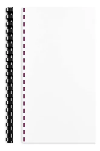 Binding Spines Staples 223958 Plastic Comb 1.27cm 90 Sheets | MercadoLibre