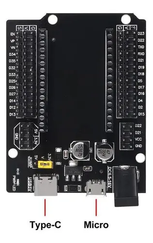 Tarjeta Expansion Esp32 Devkit 30pin Shield Board Desarrollo en venta ... Tarjeta Expansion Esp32 Devkit 30pin Shield Board Desarrollo en venta ...