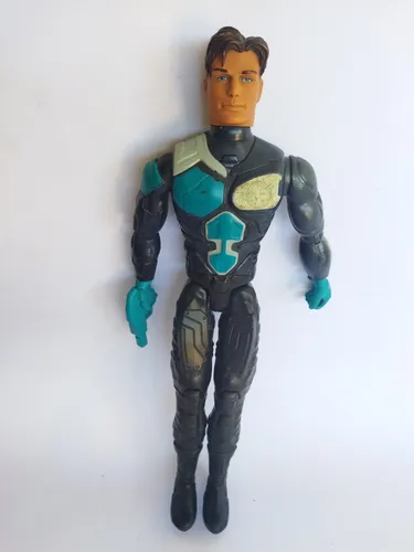 Max Steel Traje Azul N Tek Disparo Azul Arma Combate 2009 Mercadolibre