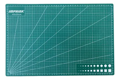 Mat Cutting Tapete De Corte Base Tabla Salvacorte A3 30x45 Verde ...
