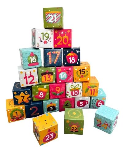 Cajitas Calendario De Adviento (24 Pzs) Cajitas Calendario De Adviento (24 Pzs)