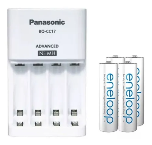 Baterias Recargables Cargador Panasonic Eneloop X4 Aa Envío Gratis