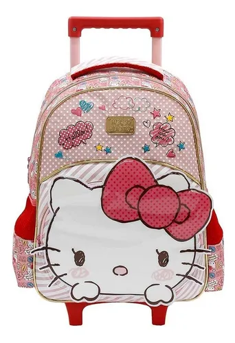 Mochila Rodinha Hello Kitty modelo escolar grande, original | MercadoLibre Mochila Rodinha Hello Kitty modelo escolar grande, original | MercadoLibre