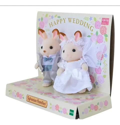 Sylvanian Families Conejos Chocolate Boda Novios Ternurines Envío Gratis